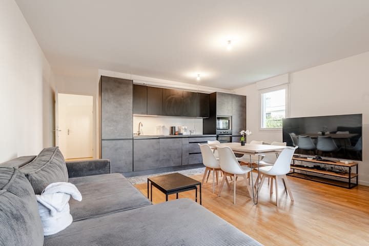 L'éden Familial - Cosy F3 Proche Disneyland Jardin - Pontault-Combault