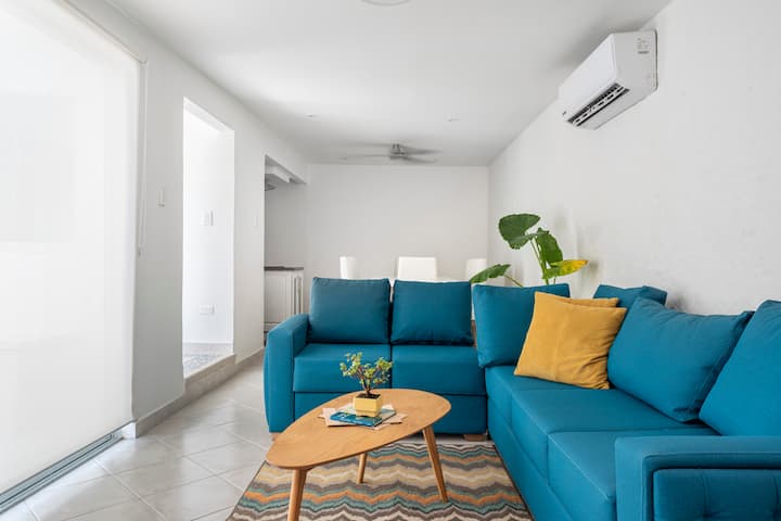 Cozy 2br + Starlink In The Heart Of Getsemaní - Cartagena