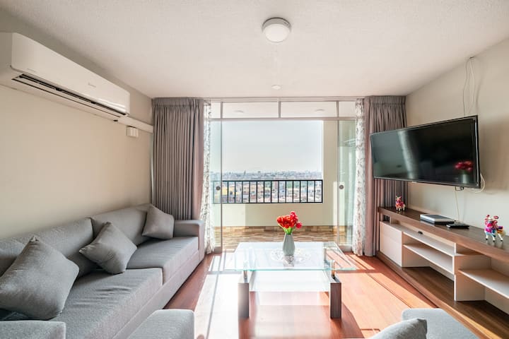 Apto Con Balcón 15 Min Del Aeropuerto Lima - Bellavista