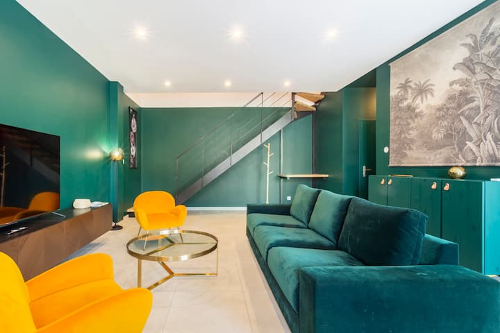 Colorchic - 120m² - Clim -Parking -Terrasse - セート