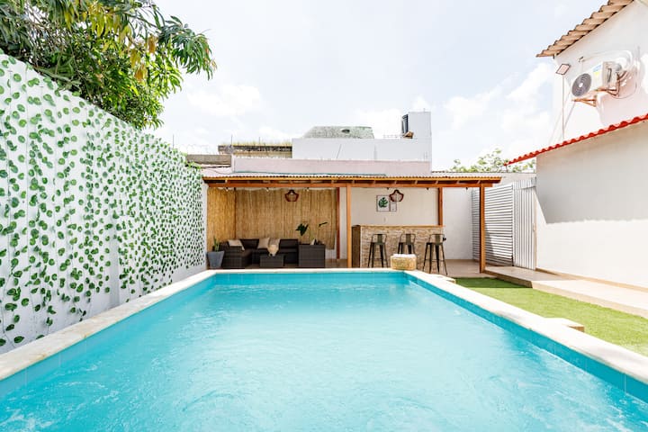 Casa Privada Con Piscina Y Bar •7 Hab • Grupos - Bolivar