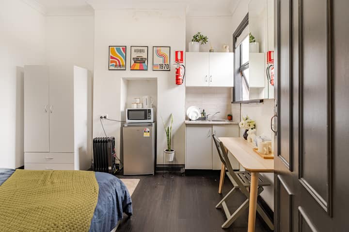 Js2 - Cityview Studio W/ Kitchenette*15mins To Cbd - Carlton