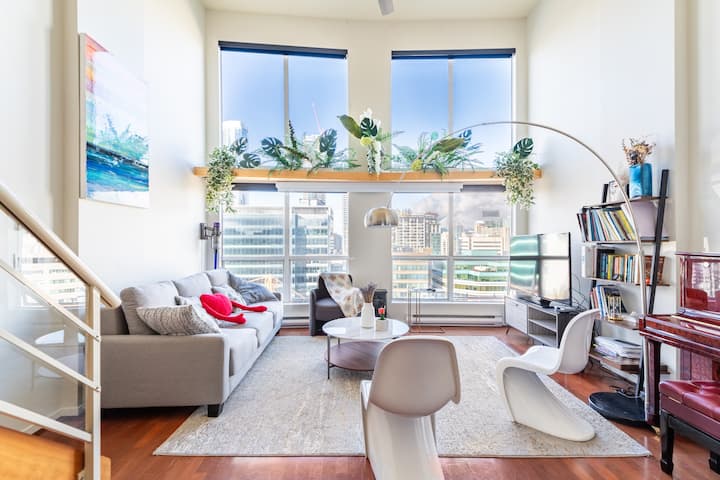 Downtown Loft With Free Parking - Vancouver