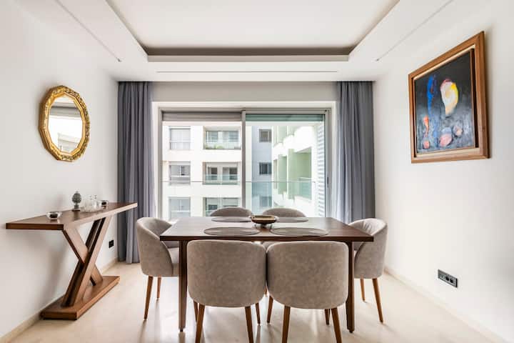 Elegant 1-br: Premier Residence (Private Parking) - Rabat