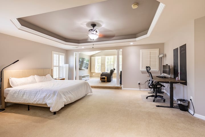 Beautifully Designed Master Bedroom Suite - Reston, VA