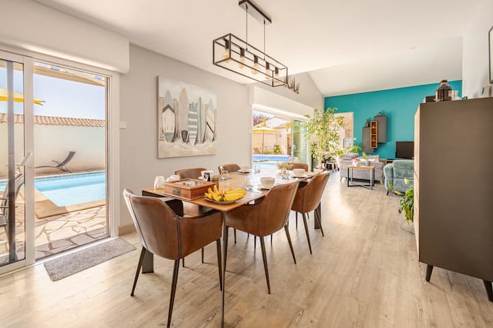 Suite Familiale Aix, Piscine & Spa -Petit Déjeuner - La Rochelle