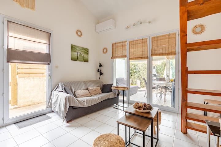 Maison Cosy Gruissan  Ayguade Proche Plage  +Vélos - Occitanie
