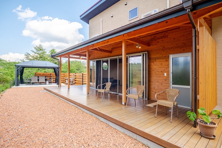 創作和食店直営ローリュ・本格サウナ・日本庭園・Bbq*全てプライベートヴィラietona - 가와구치 호