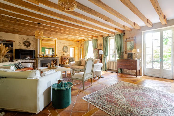 Maison De Famille Confort Deco Calme 10 Personnes - Blaye