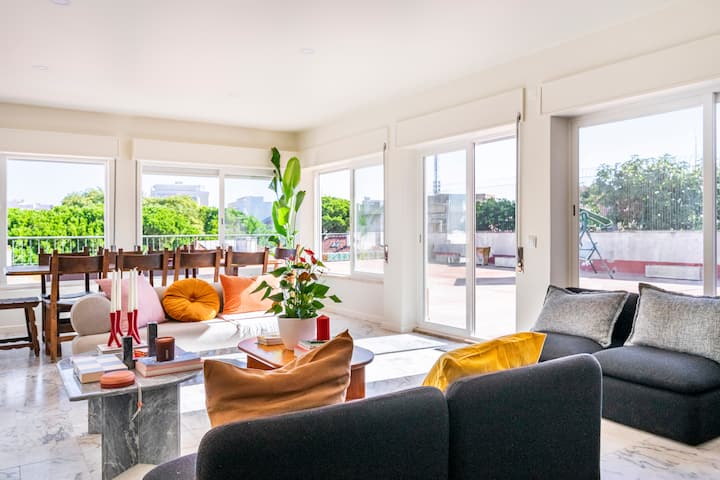 Spacious 4br | 6 Bed 3 Bathroom – Ideal For Groups - Almada