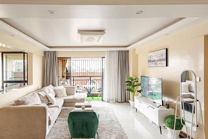 Spacious 3bd With Stocked Kitchen In Kilimani - Nairobi