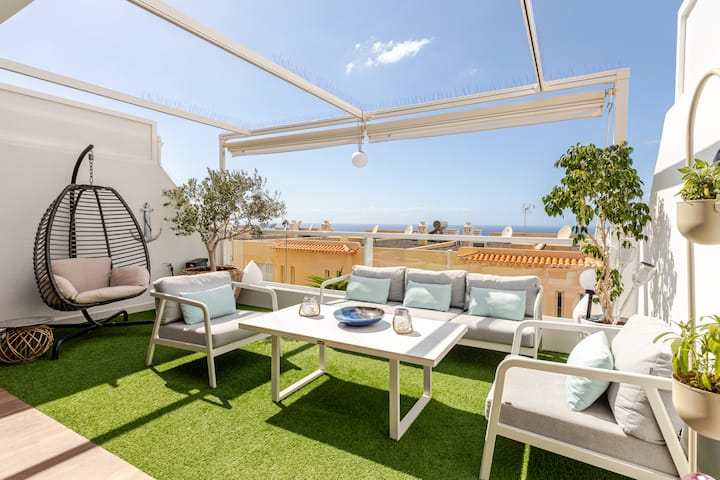 Spacious House With Beautiful Sea Views, Jacuzzi - Costa Adeje