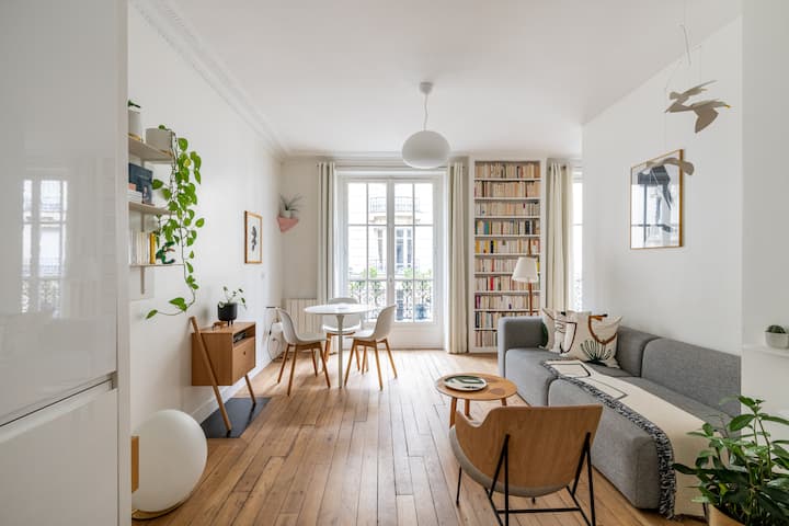 ÉLégant Trois Pièces Haussmanien | Deux Chambres - Paris