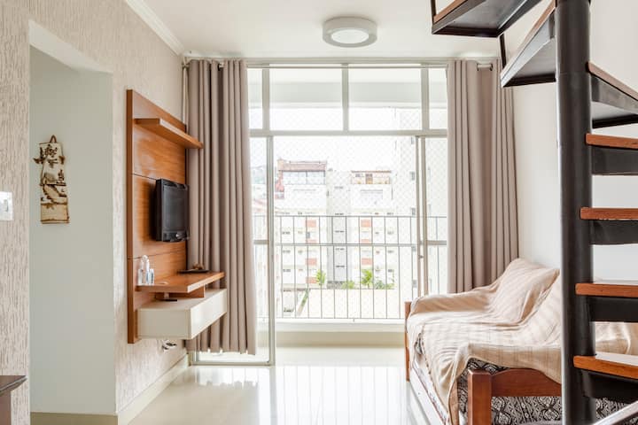 Duplex C/ Churrasqueira A 200m Da Praia Da Enseada - Guarujá