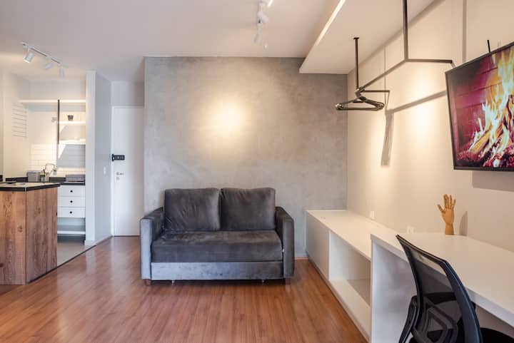 Studio Contemporâneo Com Vista Para O Parque - Curitiba