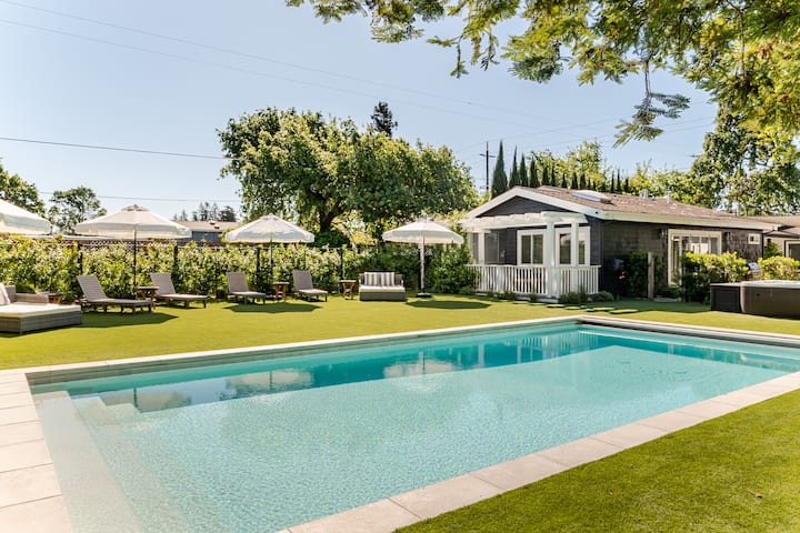 Modern Wine Country Farmhouse -2 Residences & Pool - Sonoma, CA