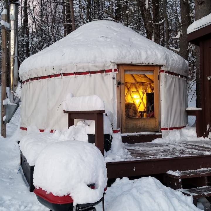 Experience a Romantic Yurt!-Relax by the Water! - Yurts for Rent in ...