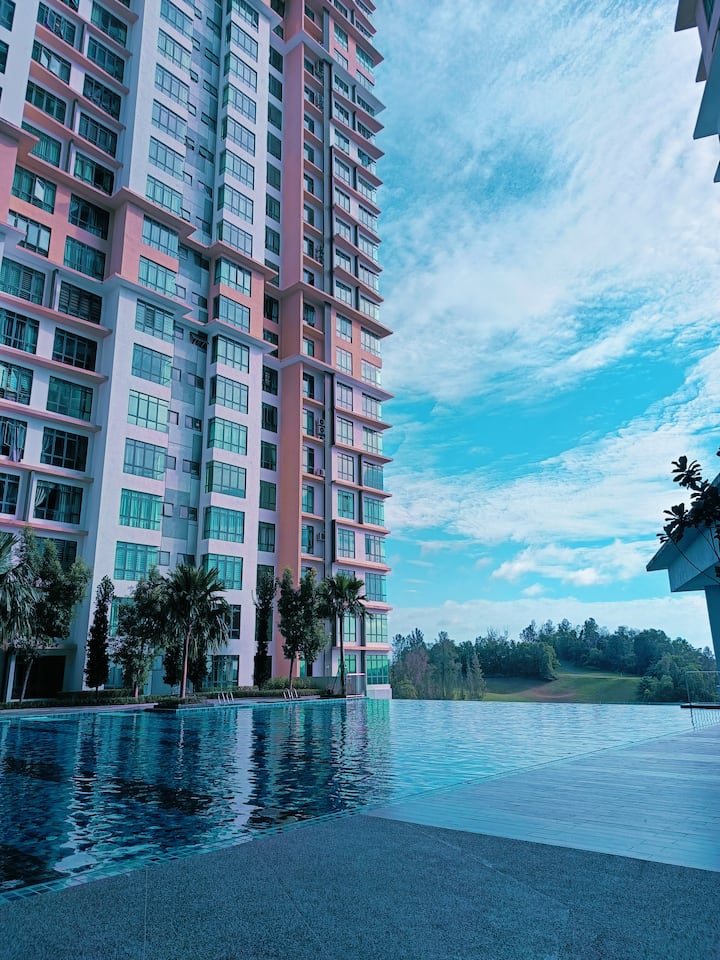 Amazing Getaway # 2 Bedrooms @Happening Td Central - Johor Bahru