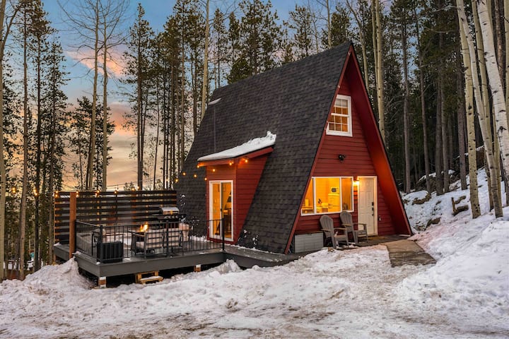 *New* Hidden Ruby A-frame - Evergreen, CO