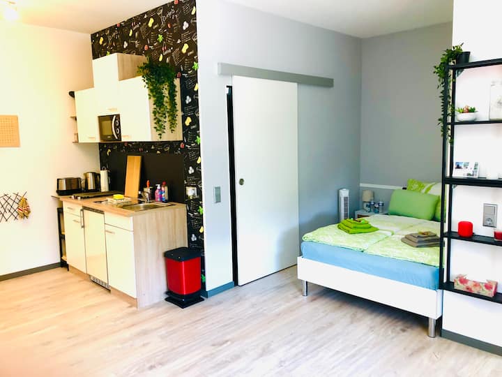 <Sunny Home> Studio •Grenznah•p•terr & Grill - Echternach