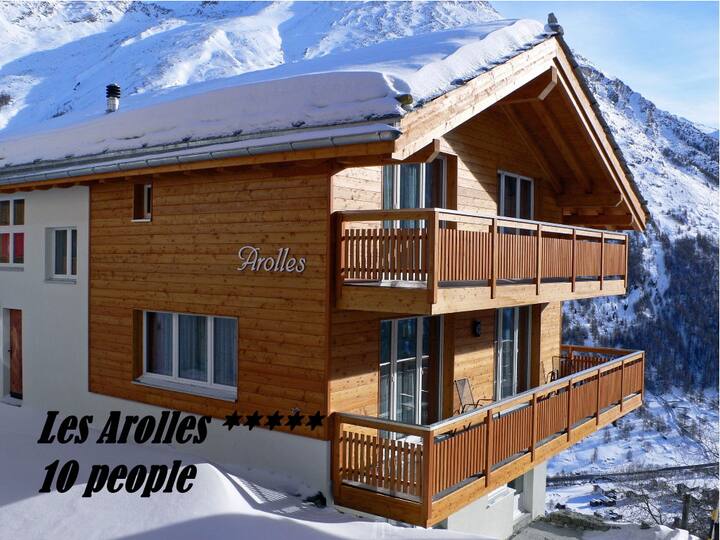 Les Arolles - Moderne And Tastefully - 10 Pax - Saas Fee