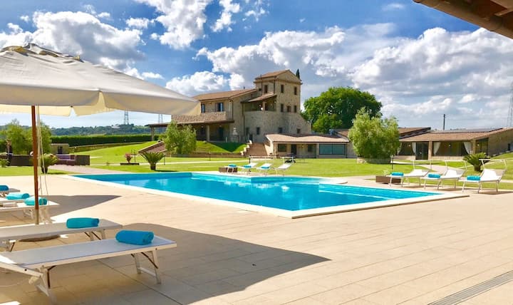 Podere Torricella Amazing Romantic Villa In Narni - Narni