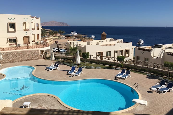 Stunning Apartment - Sea Views - Shark’s Bay Oasis - 샤름엘셰이크