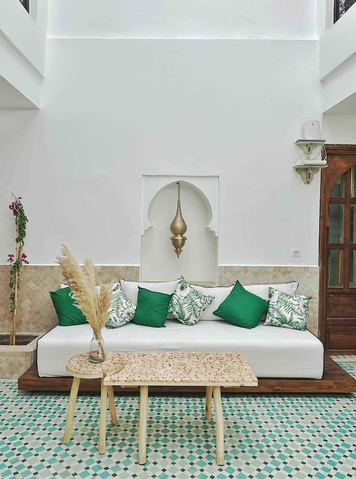 Perfect Riad (2 Rooms) For Group In Medina - マラケシュ