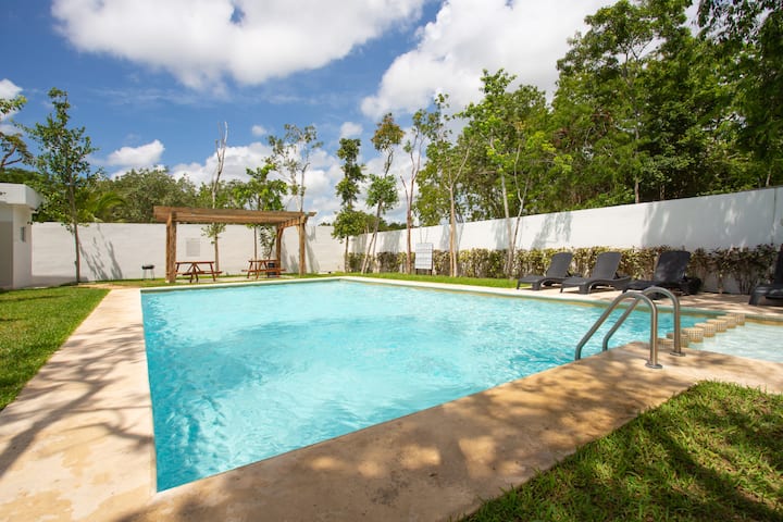 Casa Nueva En Playa Del Carmen, 10 Min A La Playa - プラヤ・デル・カルメン