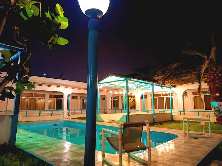 Agradable Casa Con Piscina Cerca Al Mar - Lima