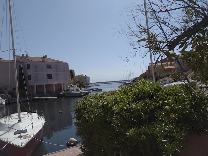 Appartement Dans Marina Avec Quai Privatif - Le Barcarès