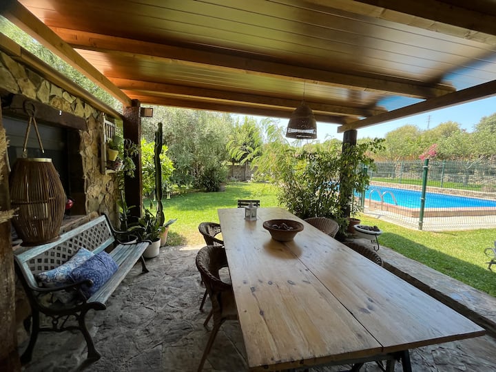 Chalet Valdevaqueros - Big Pool & 5min To Beach - Tarifa