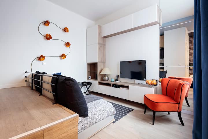 Appart' Laitières : Très Beau Studio Proche Paris - Fontenay-sous-Bois