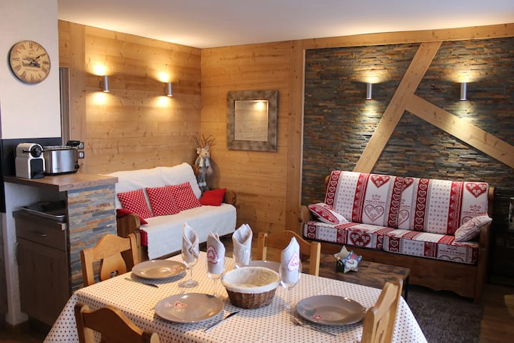 Alpe D'huez. Vieil Alpe. Stud.4 P. Expo Sud+garage - L'Alpe d'Huez