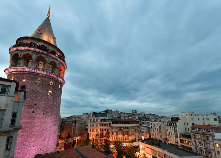 Charming Flat & Historical & Terrace @Galata - Estambul