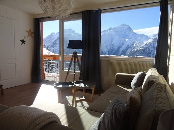 Confortable 48m² Avec 1 Chambre Séparée, Panorama - Les Deux Alpes