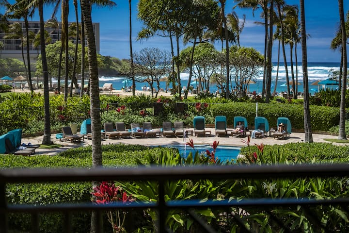 Turtle Bay Oceanview Beachfront Villa # 211 - Laie, HI
