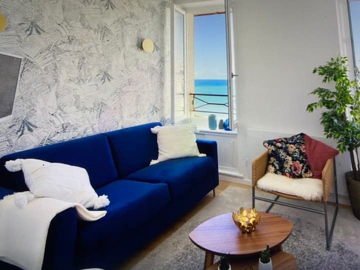 T2 Duplex Vue Mer, 1 Chambre , 3 Personnes - Biarritz