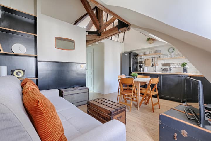 Fantastic Designed Parisan Loft 2br/6p  Le Marais - París