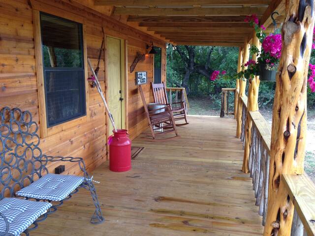 Kat's Kabin at Four Sisters Ranch, Utopia, TX - Cabins for Rent in ...