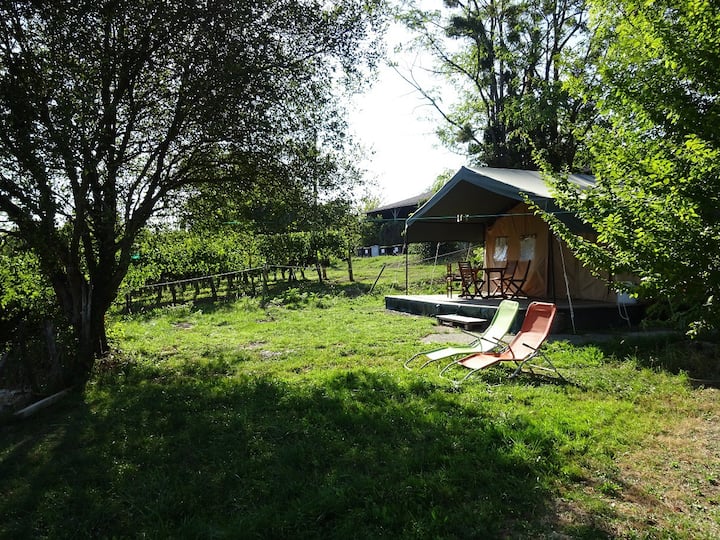 Safari Tent On The Countryside With A View - Salies-de-Béarn