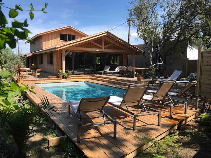 Superbe Villa Idéale Familles Et Séminaires - Gujan-Mestras