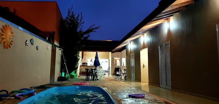 Piscina Com Aquecimento Solar/ar Cond./wifi. - Olímpia