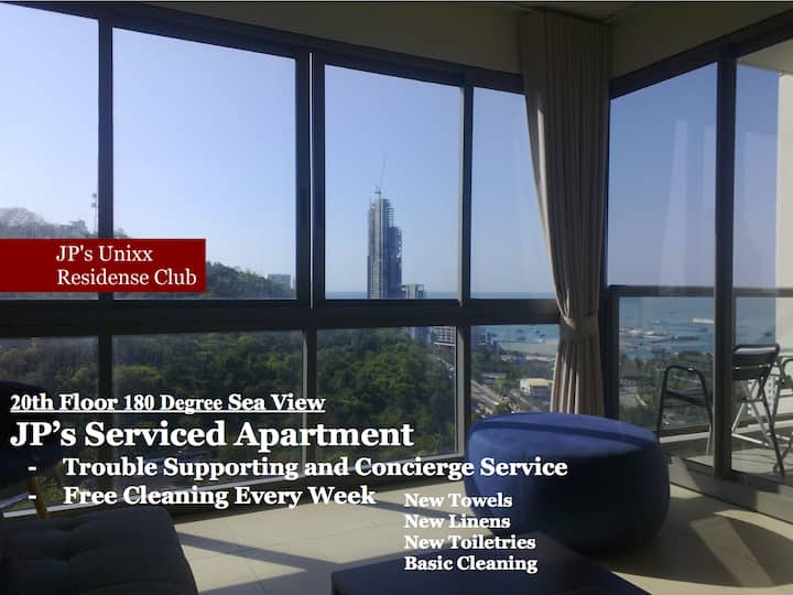 Jp) Unixx #2011 Serviced [Corner Suites] Apartment - 파타야