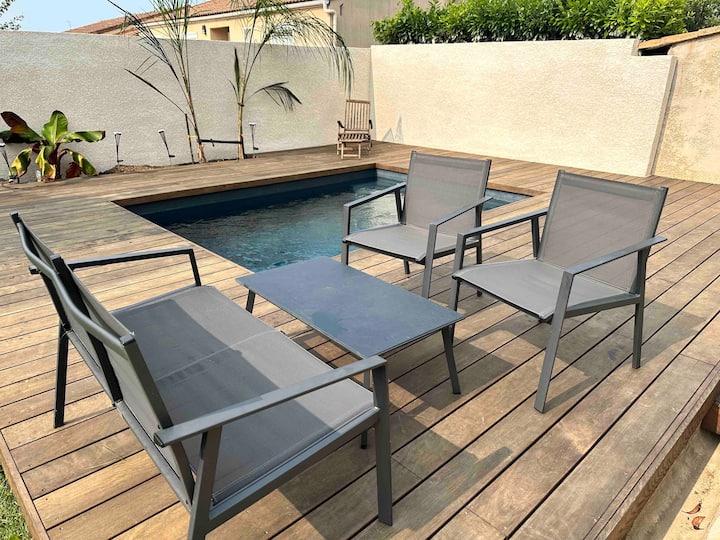 Studio Indépendant Avec Piscine - Baillargues