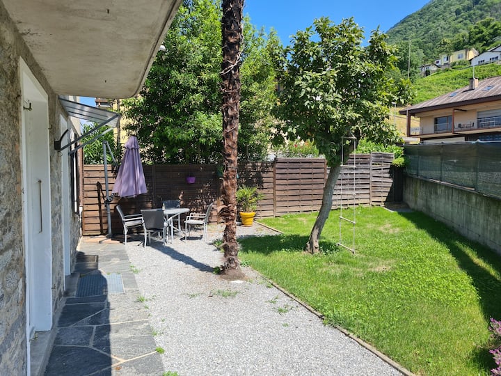 Gartenwohnung Im Zentrum Von Vira/gamborogno - Vira
