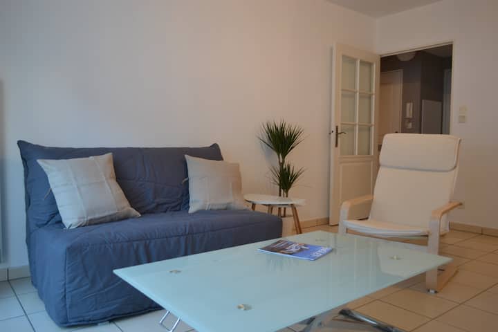 T2 Avec Terrasse Proche Commerces Et Plages - 巴約訥