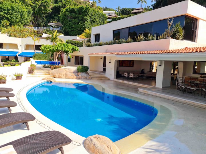 Espectacular Villa Paulina En Frac. Las Brisas. - Acapulco