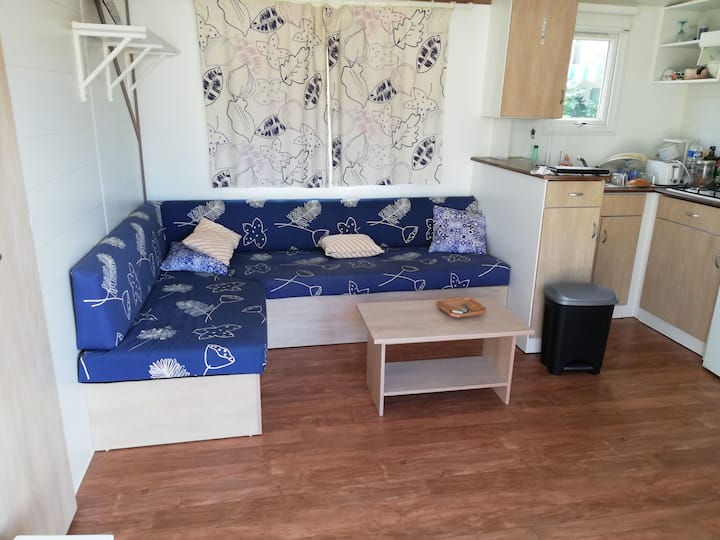 Mobil Home 2 Chambres Sur Le Camping La Pinède - Le Porge