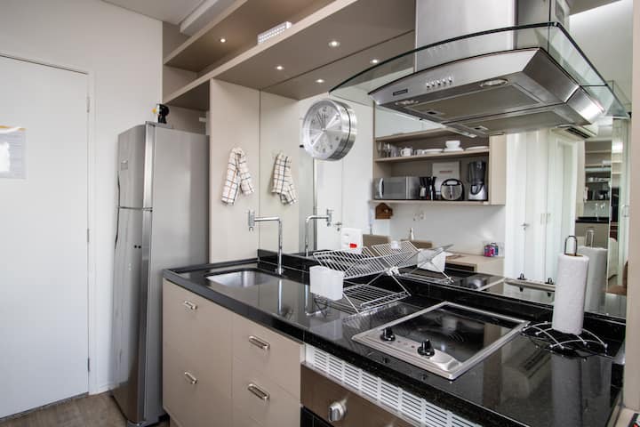 Studio Beige 31m Condomínio Now Alto Da Boa Vista - Santo Amaro